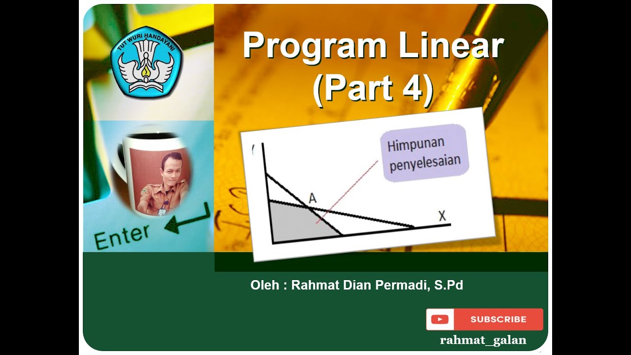 Program Linear Part 4 Youtube