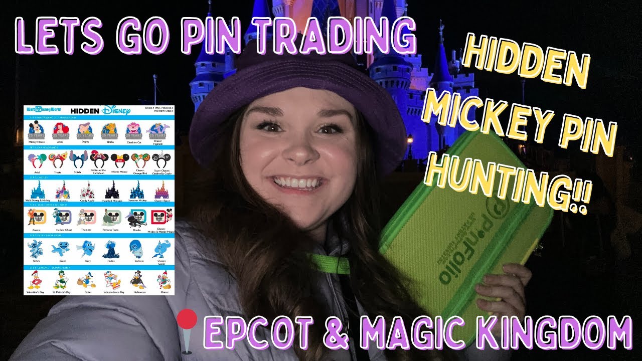 Let S Go Pin Trading In Epcot Magic Kingdom For New Hidden Mickey