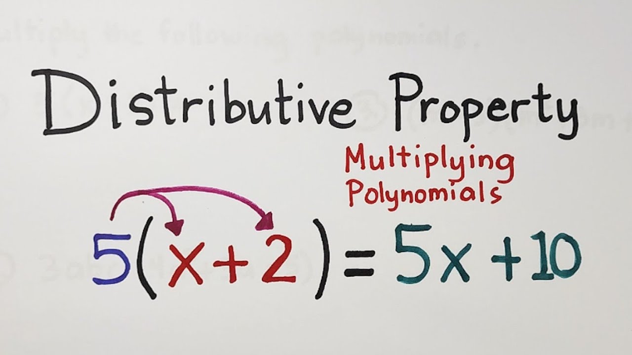 Distributive Property Formula Multiplication