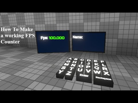 Fps Counter Tutorial Youtube