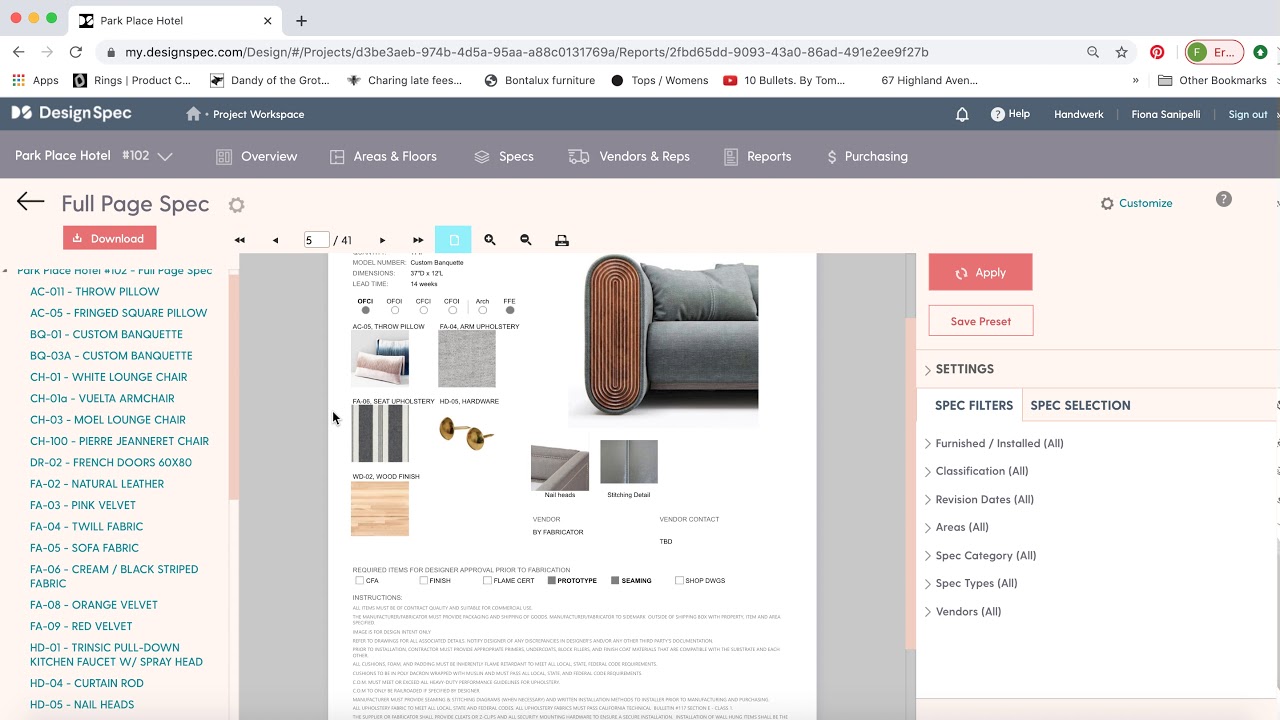 Designspec Tutorial Reports Youtube