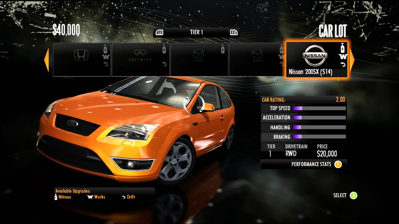 Need For Speed Shift Career Part 1 Tier 1 Introduction Youtube
