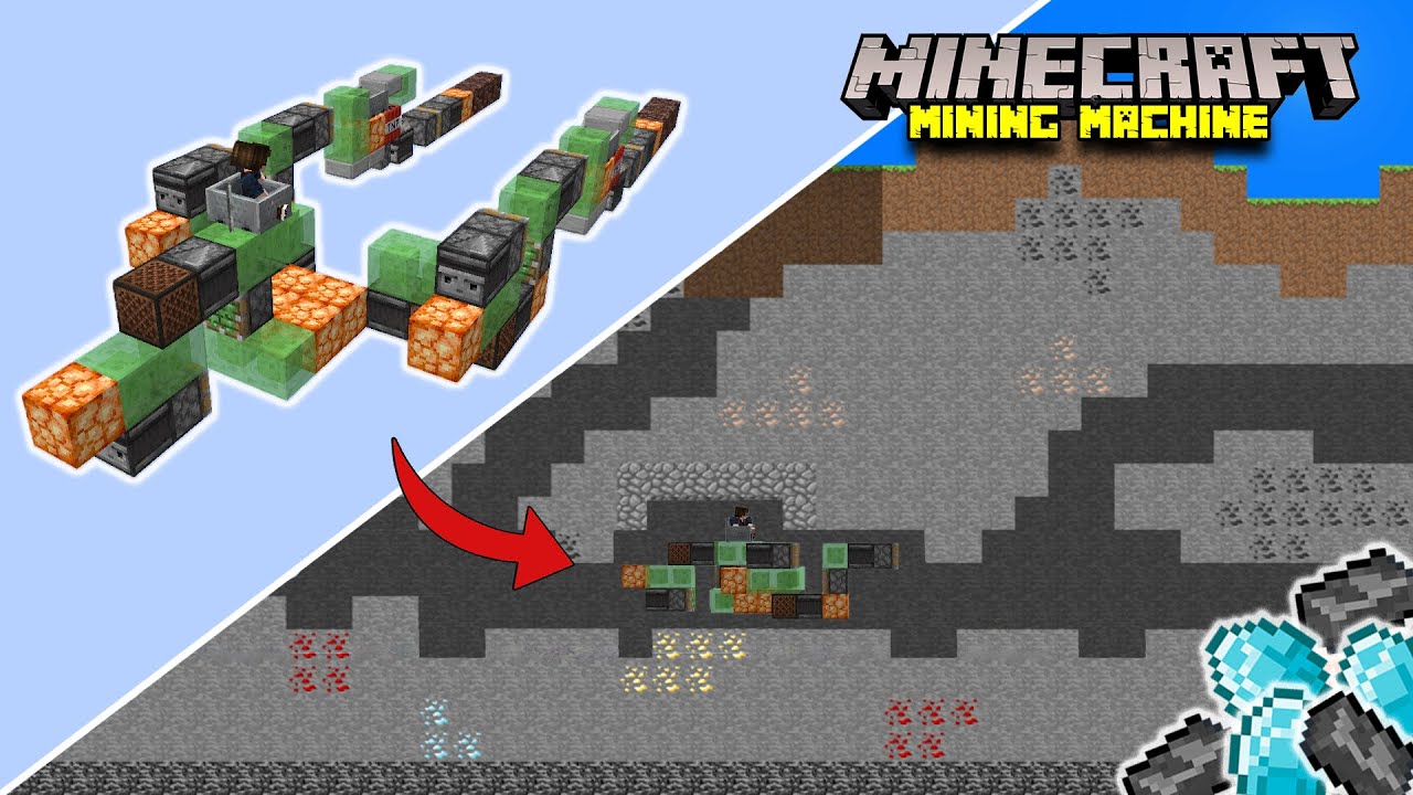 How To Make A Mining Drill In Minecraft At Richard Peay Blog