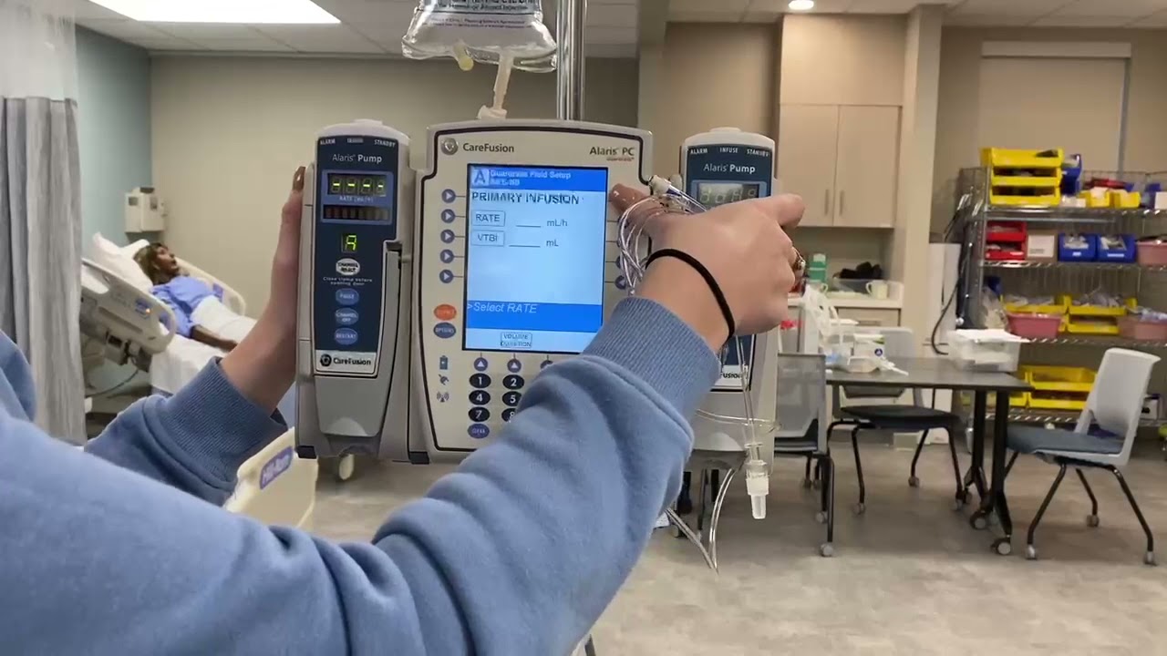 Skills Video Programming An Iv Pump Youtube
