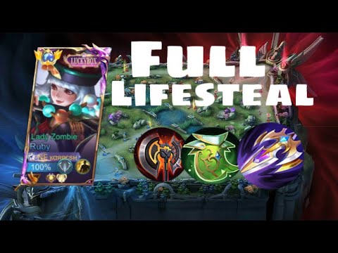 Ruby Full Lifesteal Mlbb Youtube