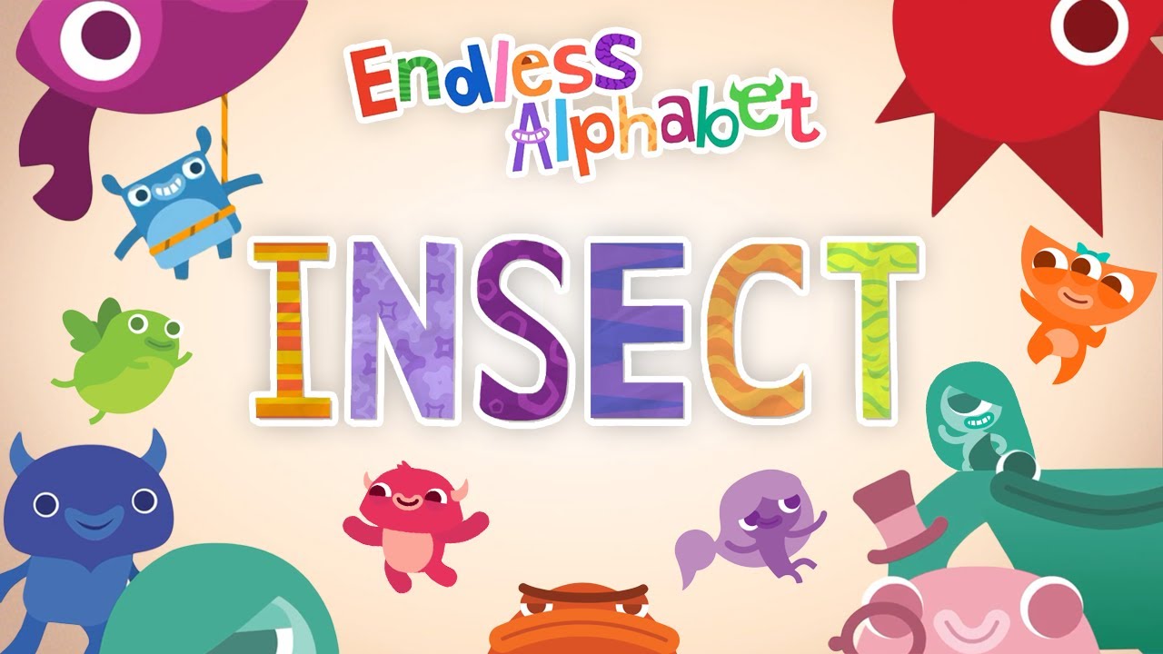 Endless Alphabet 16 Learn To Spell Insect Names With Talking Letters