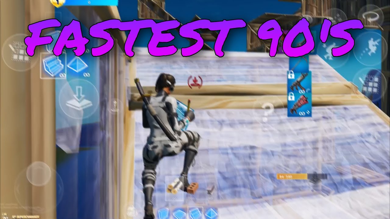 New Fastest 90 S In Fortnite Youtube
