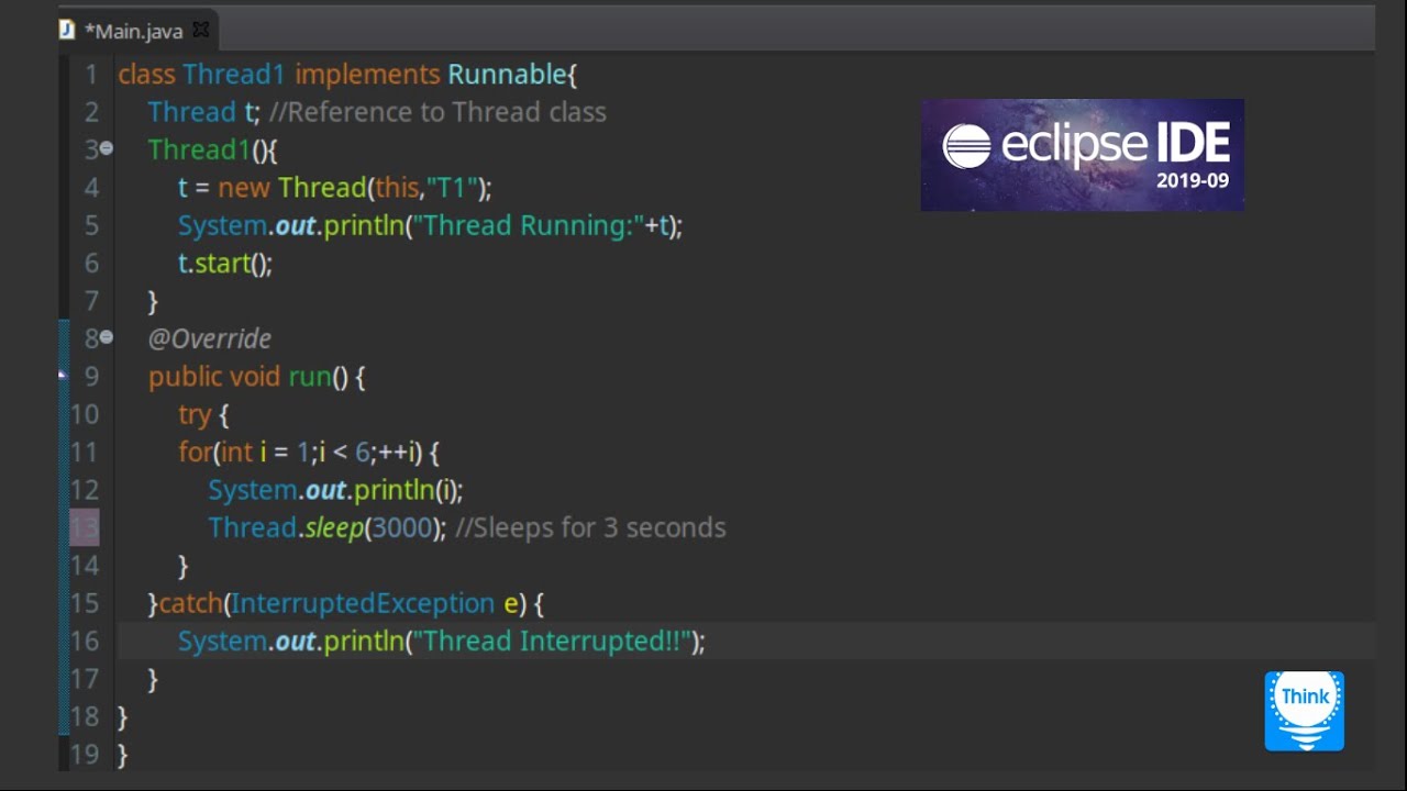 Programming Multiple Threads In Eclipse Java Using Runnable Interface
