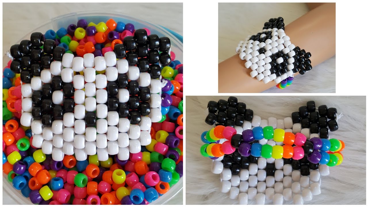 Panda Kandi Bracelet Tutorial Youtube