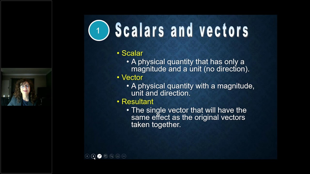 Grade 10 Physical Sciences Scalars And Vectors Movement In One