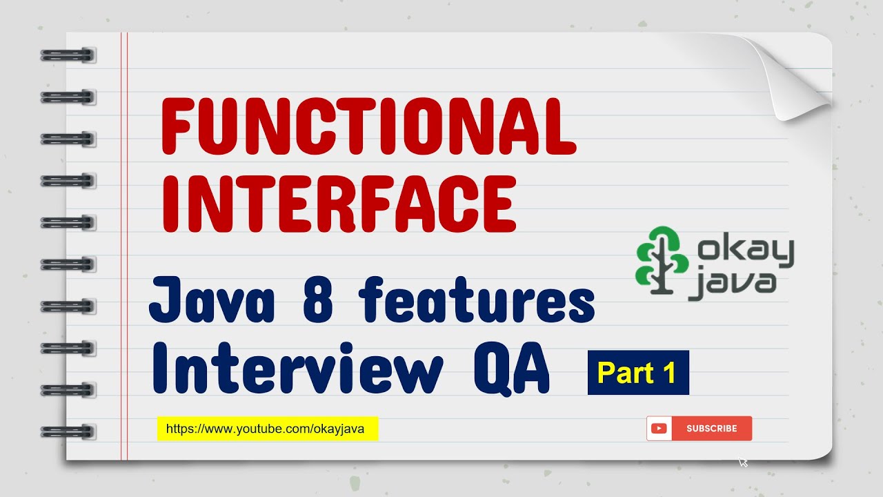 Java 8 Functional Interface Part Functional Interface Interview