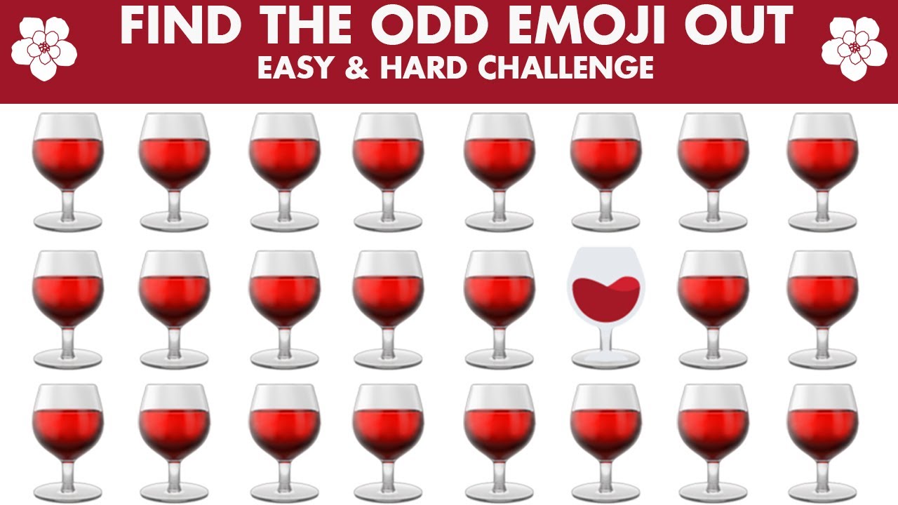How Good Are Your Eyes рџ ђрџ џ Emoji Quiz рџ ё Find The Odd One Out Puzzle