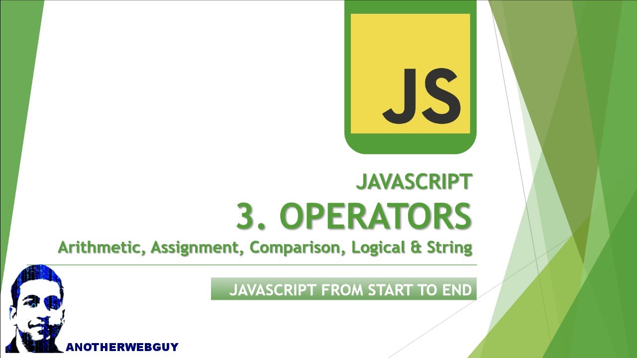 Javascript Operators Javascript Tutorial Series 3 Youtube