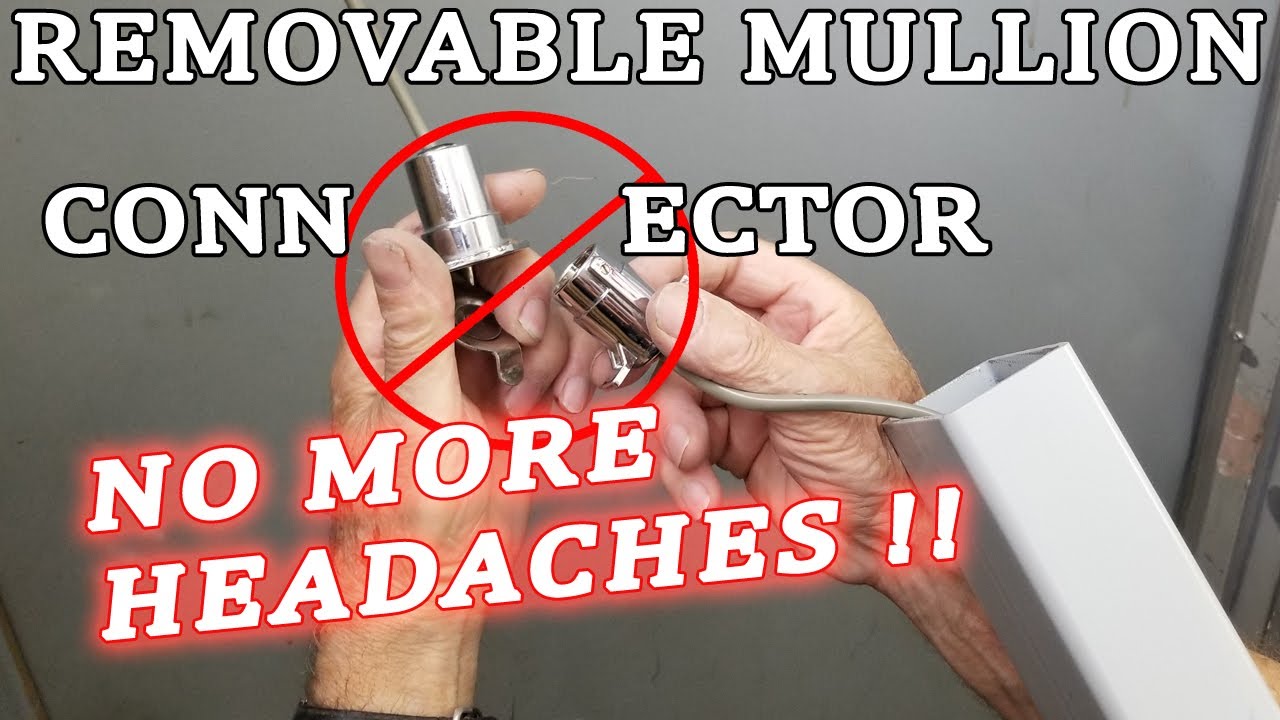 Autoconnect Electrical Option For Removable Mullions An Industry