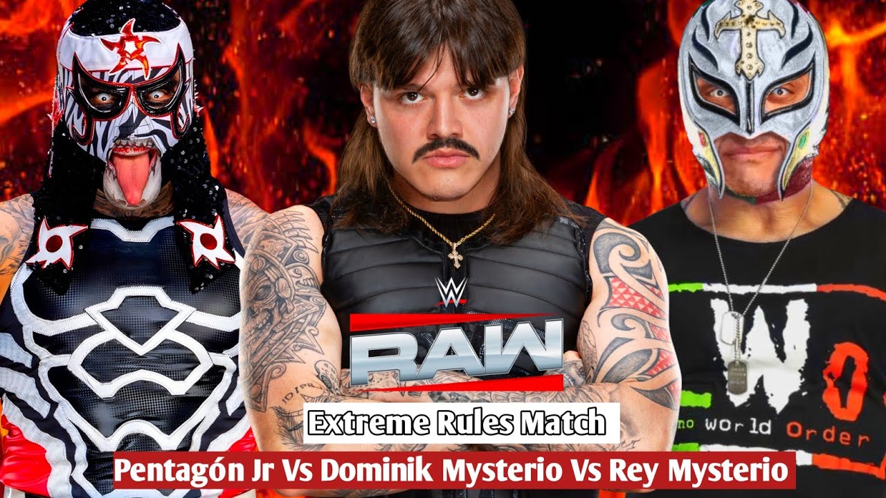 Triple Threat Penta Vs Dominik Mysterio Vs Rey Mysterio Monday