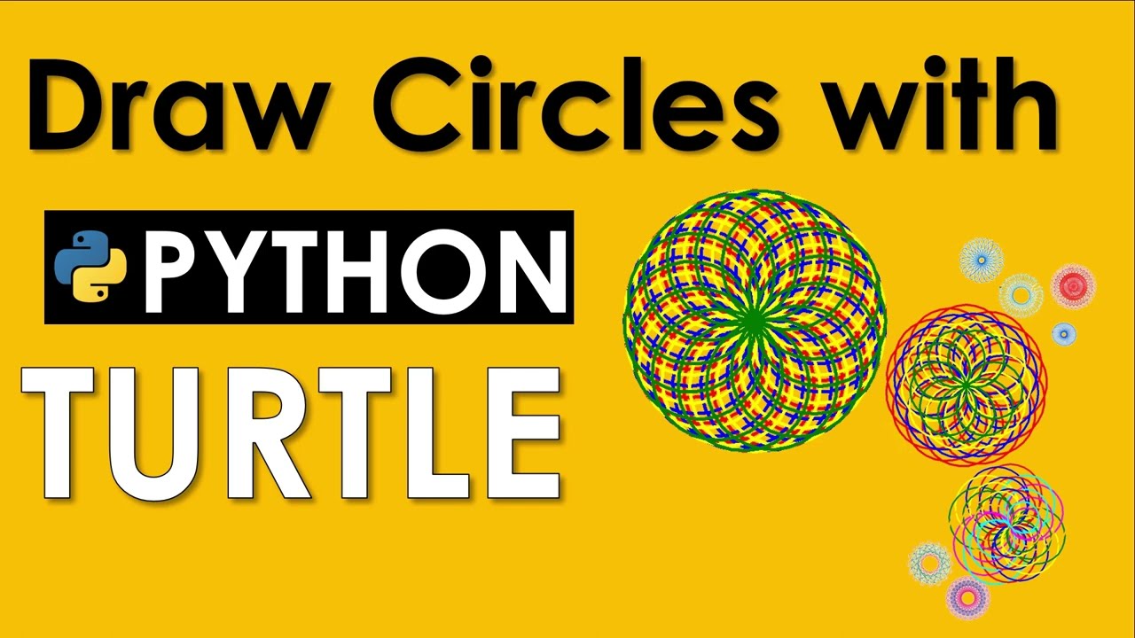 Python Turtle Circle Spirograph Tutorial Python Tutorial 2022 Youtube