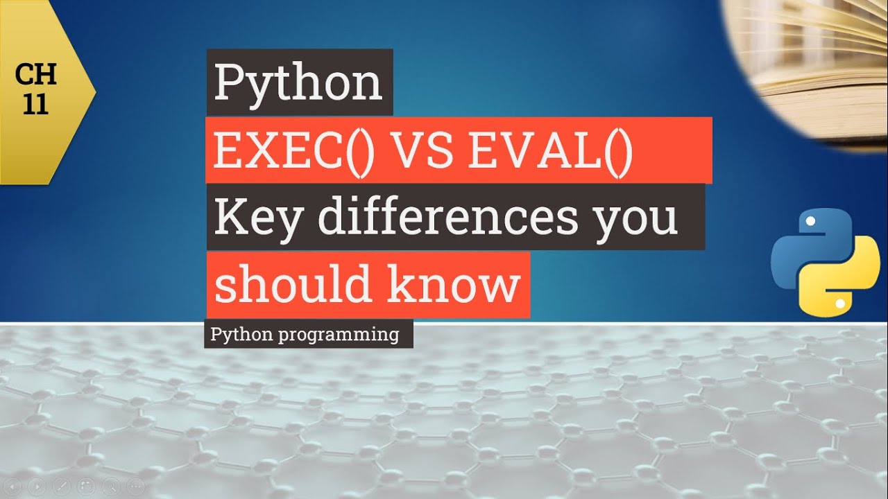 Python Tutorial Python Exec Python Eval Differences How To Use