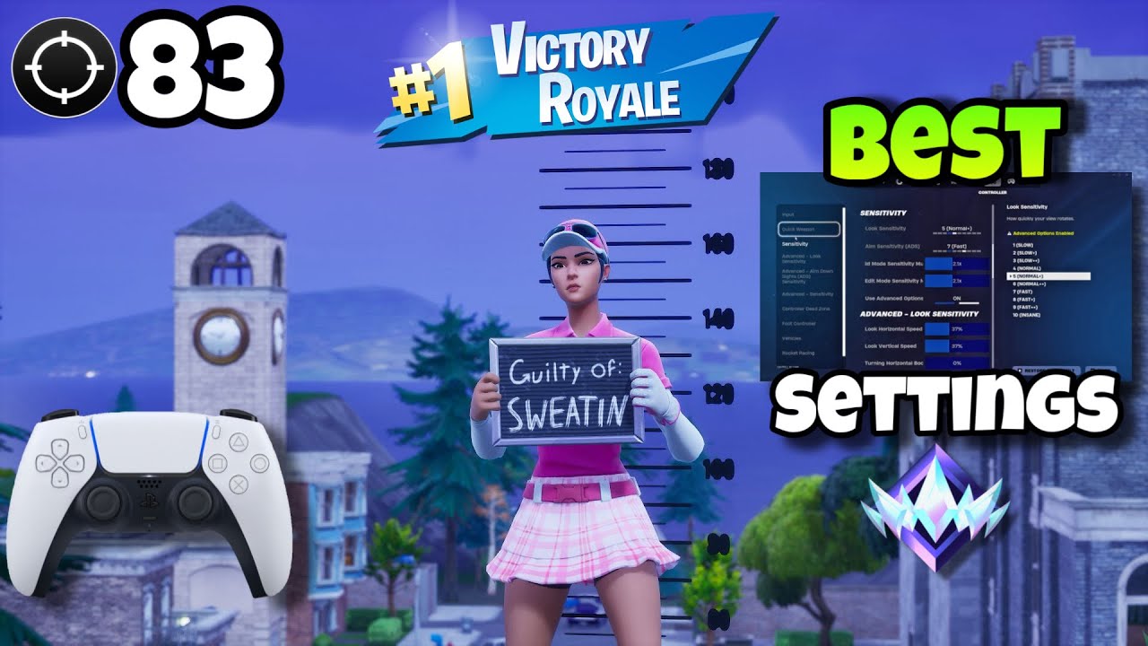 83 Kill Unreal Ranked Reload Wins Best Controller Settings For рџћї Ps4