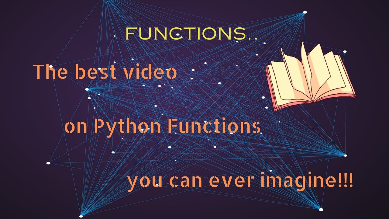 Python Tutorial Functions In Python Youtube