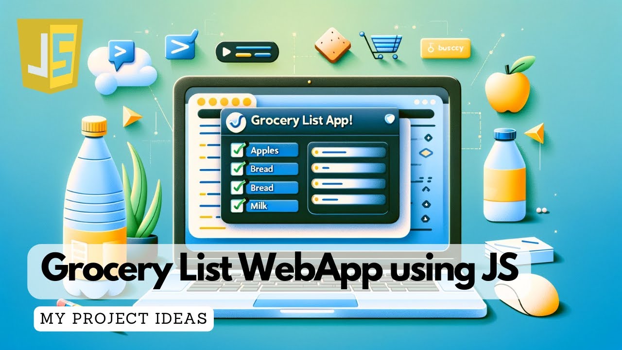Grocery List Using Javascript Html Css Javascript Projects Youtube