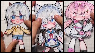 How To Make Paper Doll Gacha Life Club Diy Draw So Easy Anime Theme ...