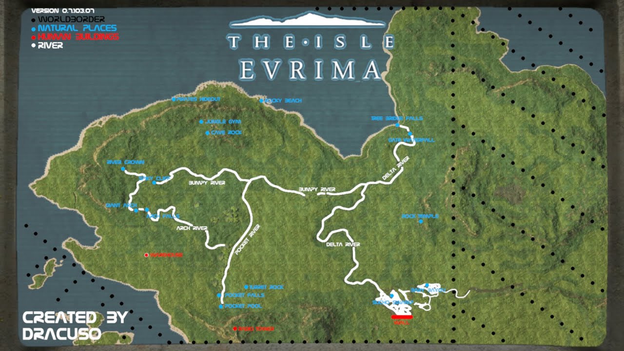 The Isle Evrima Map Update Latest Vers 0 7 103 07 Youtube
