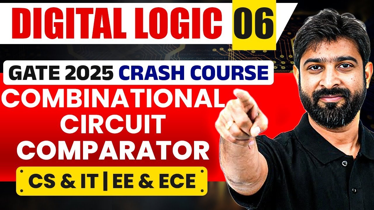 Digital Logic 06 Combinational Circuit Comparator Cs It Ee Ece