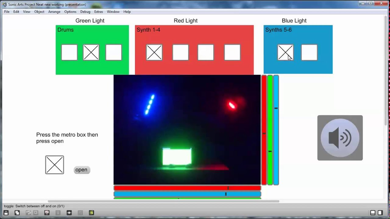 Max Msp Colour Tracking Youtube