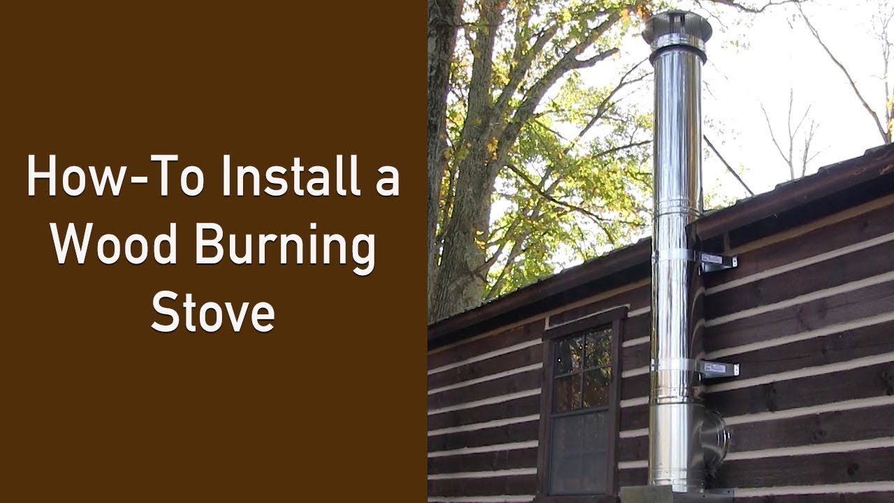 How To Install Wood Stove Chimney From The Basement Openbasement