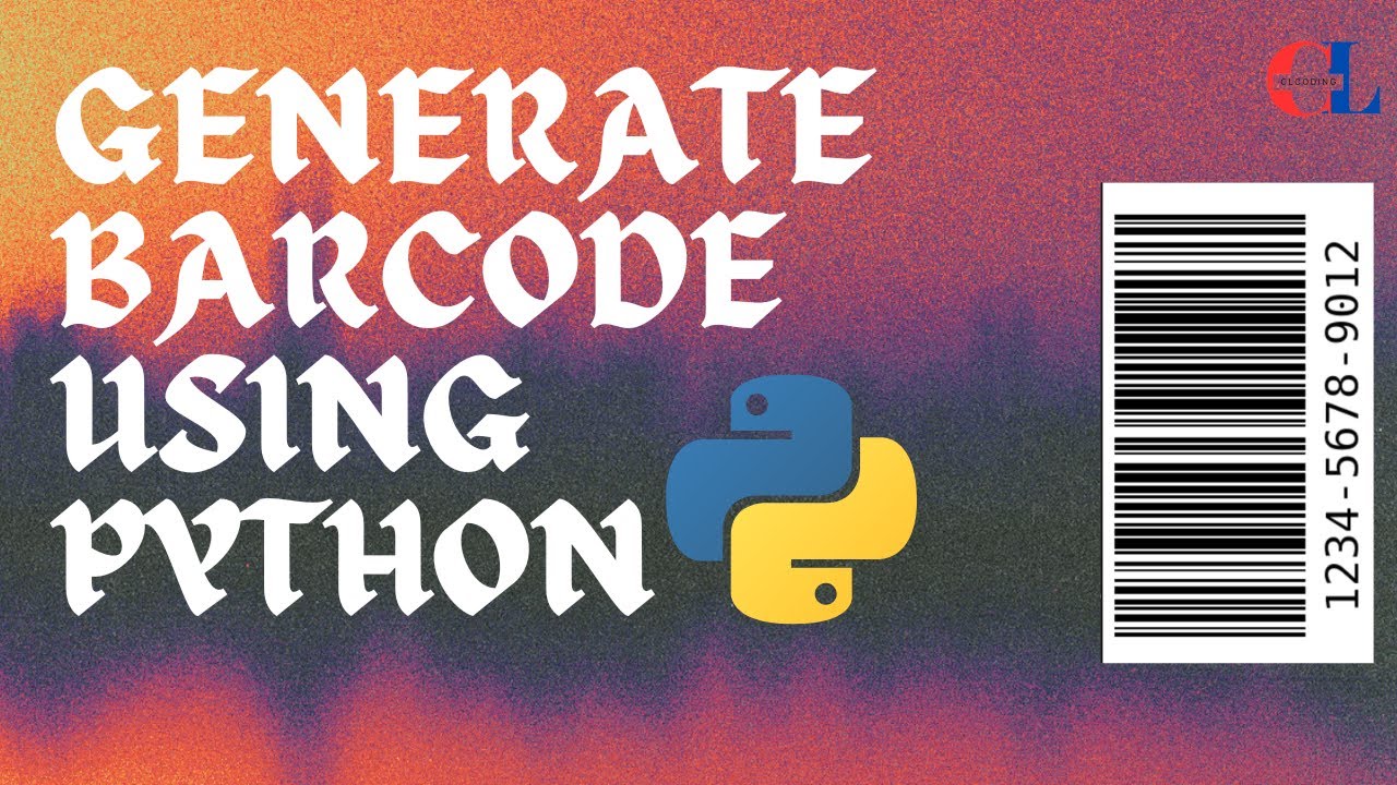 Day 190 Barcode Using Python Youtube