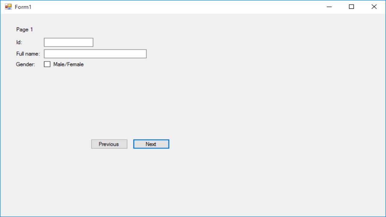 C Tutorial Multiple Pages On The Form Using Panel Control Foxlearn