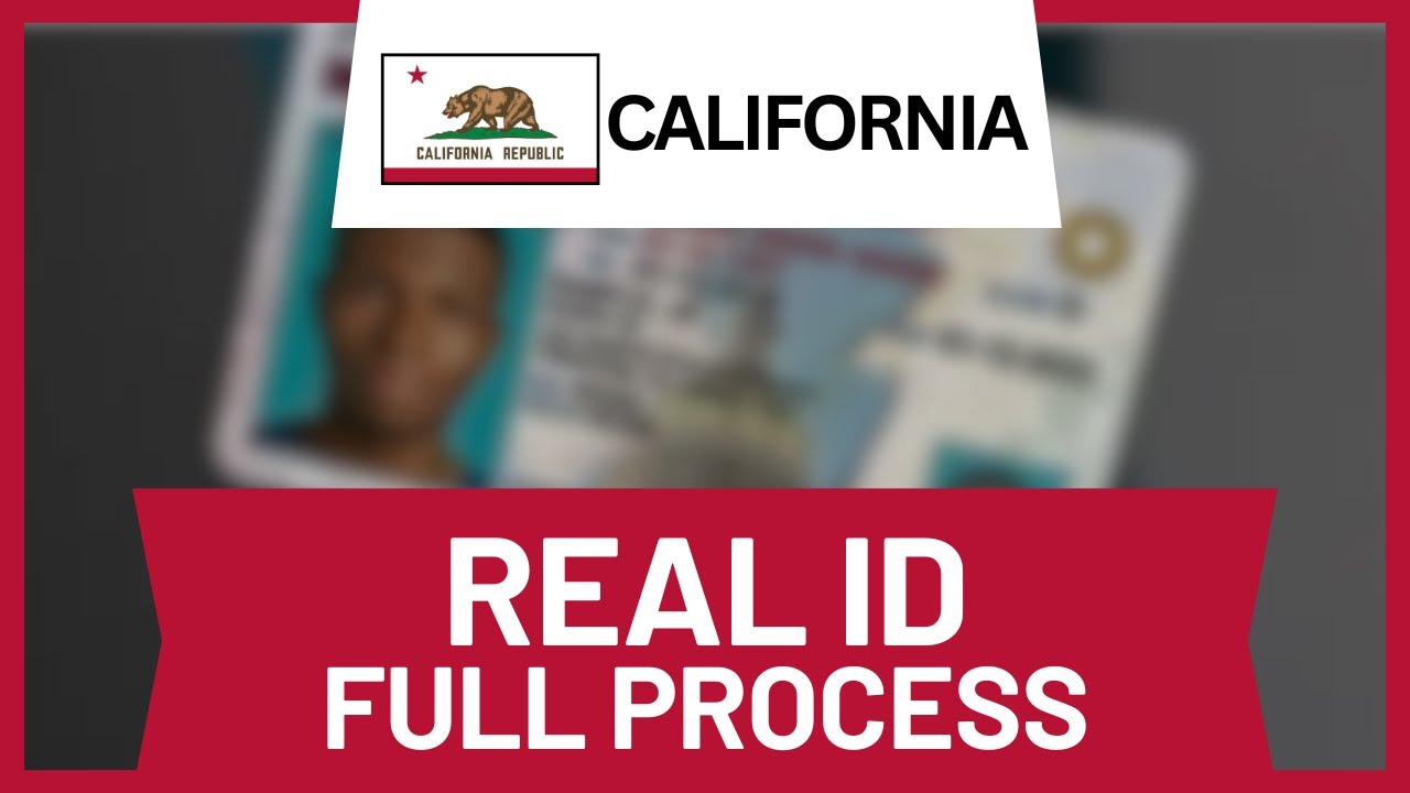 How To Get A Real Id In California Step By Step Guide Youtube