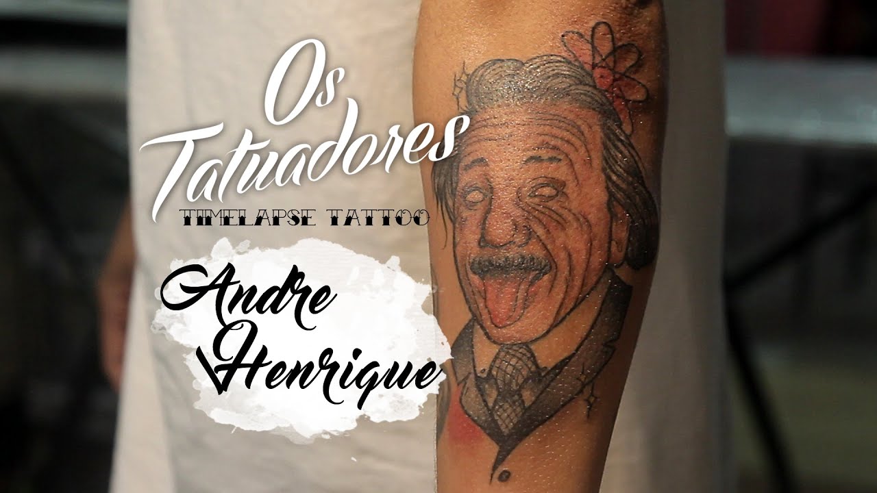 Tattoo Timelapse Neotrad Einstein Andre Henrique Os Tatuadores