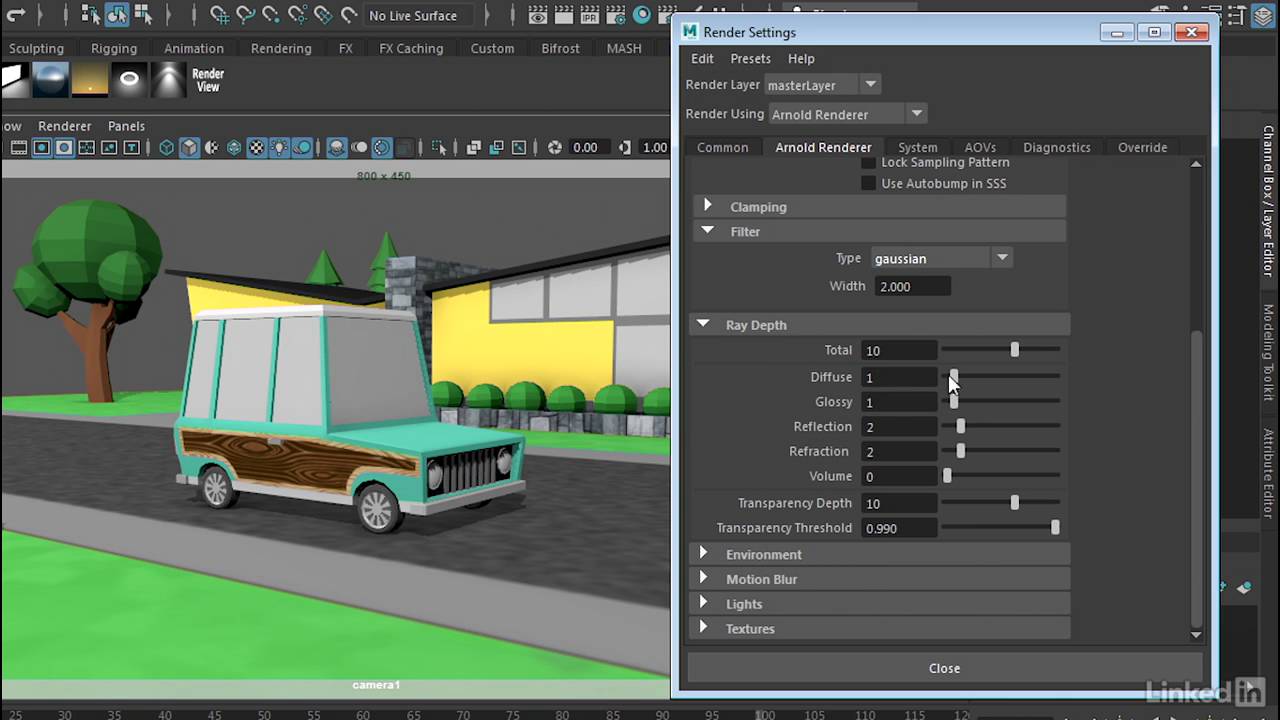 Arnold For Maya Tutorial Render Setting Cg Tutorial