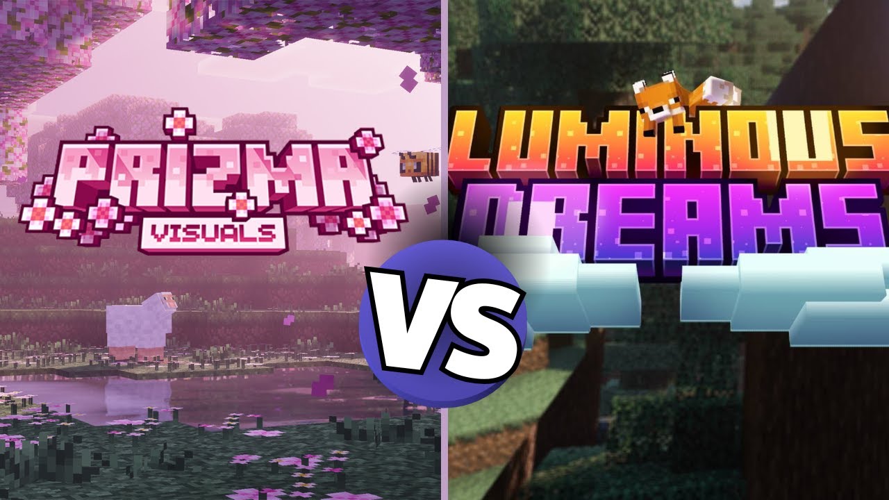 Prizma Visuals Vs Luminous Dreams рџњ Vibrant Minecraft Texture Pack