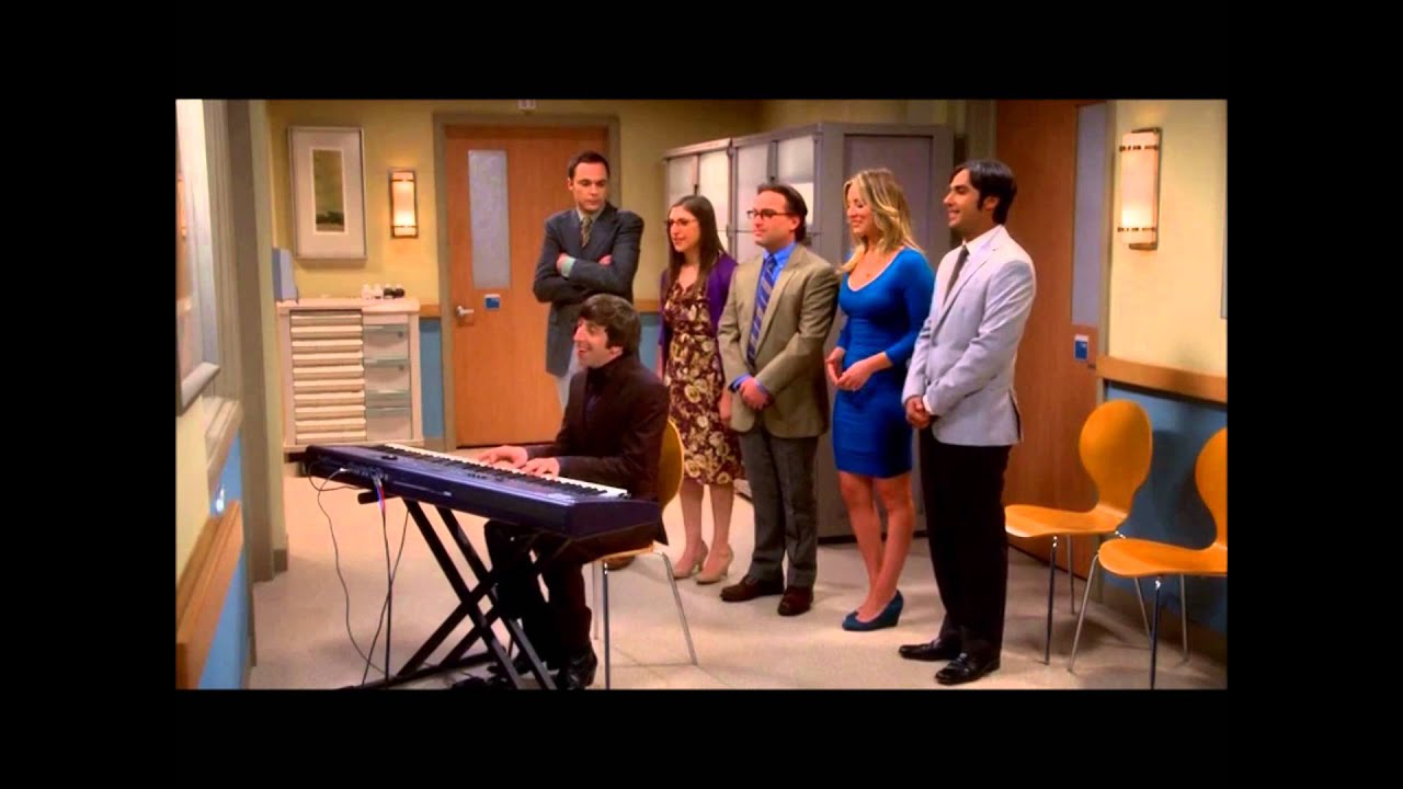 The Big Bang Theory Howard Sings To Bernadette Youtube