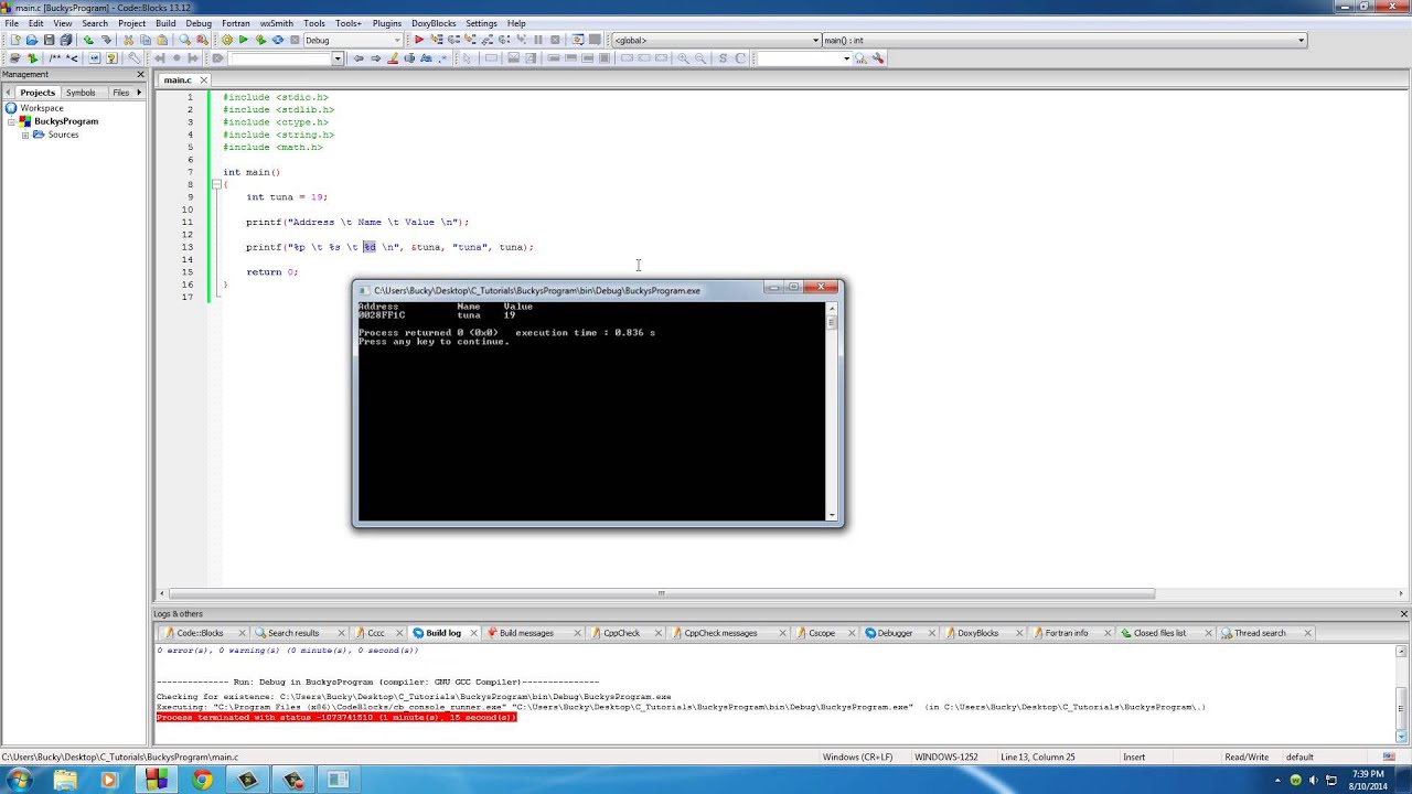 C Programming Tutorial 42 Pointers Youtube