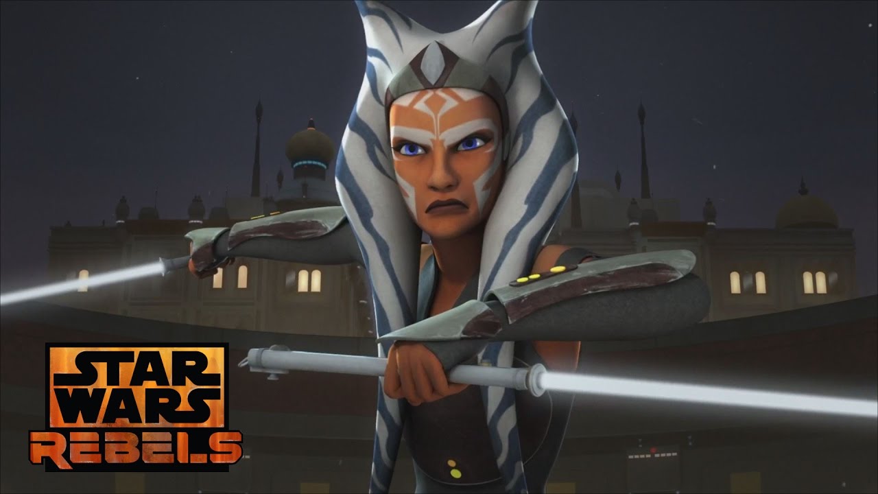 How Ahsoka Got Her White Lightsabers Star Wars Explained Youtube