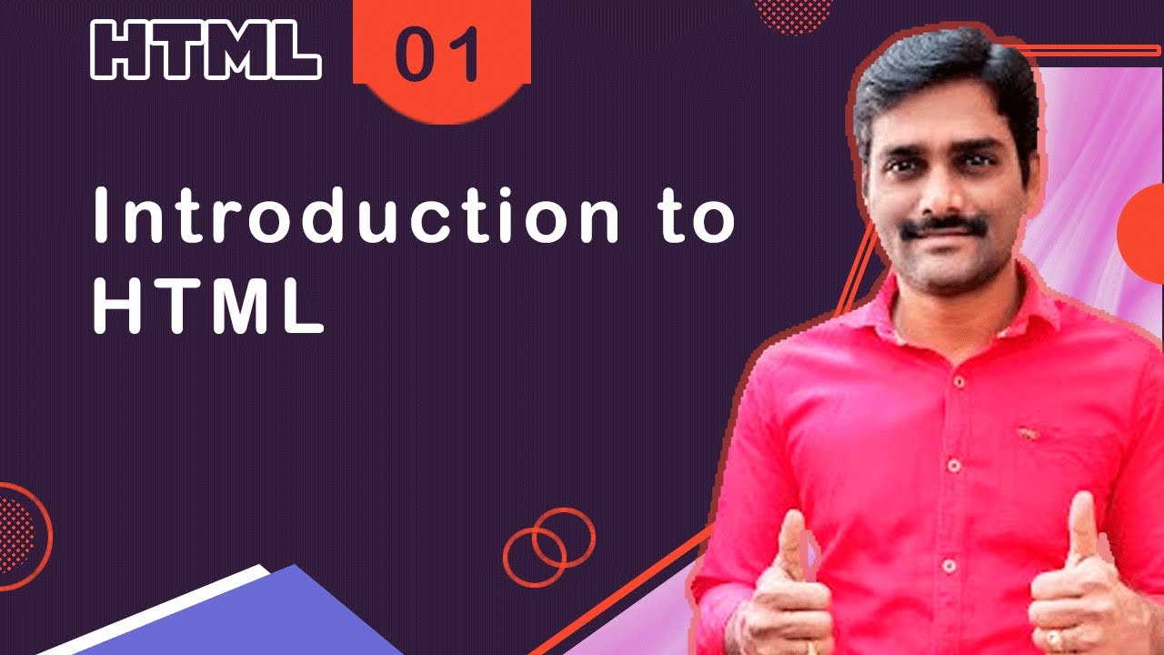 Introduction To Html Html Tutorial 01 рџљђ Youtube