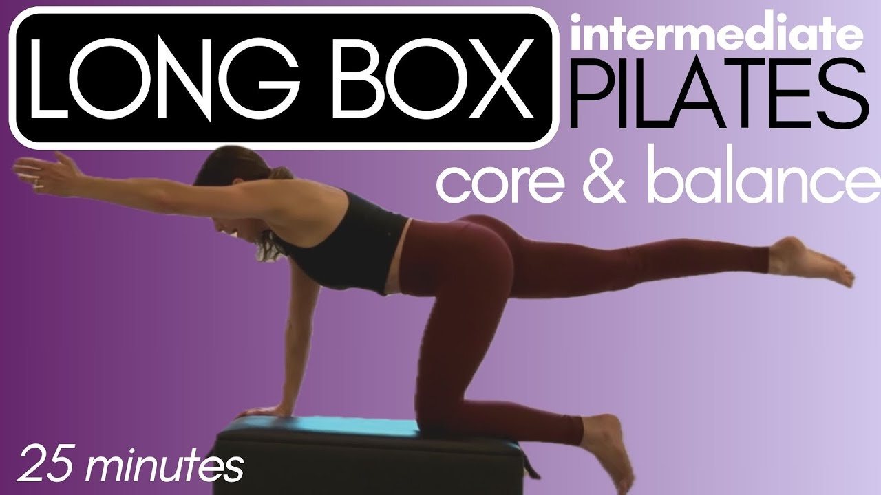 Pilates Long Box Balance Challenge On The Mat Youtube