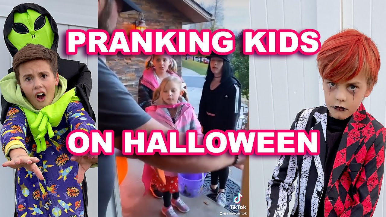Pranking Kids On Halloween Youtube