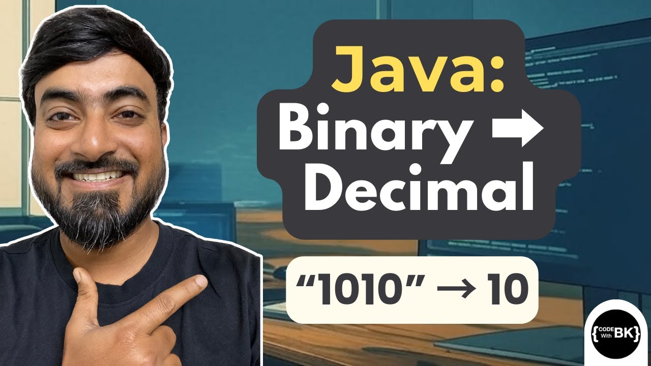 Java Program Convert Binary String To Decimal Youtube