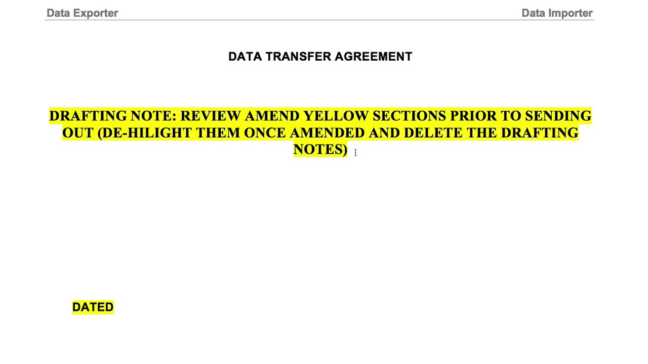 Datathena Overseas Data Transfer Agreement Pro Customer Youtube