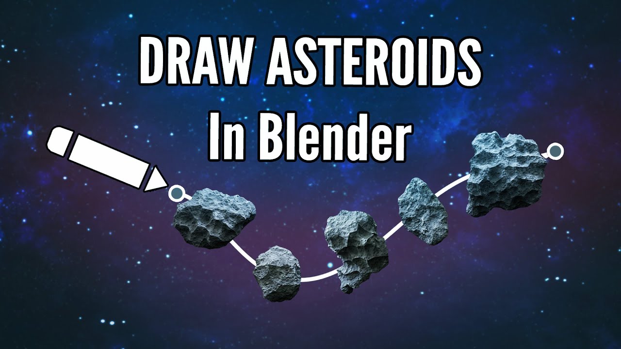 Geometry Nodes Tutorial Create Asteroids Youtube
