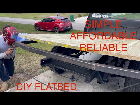 Building A Budget Flatbed Youtube