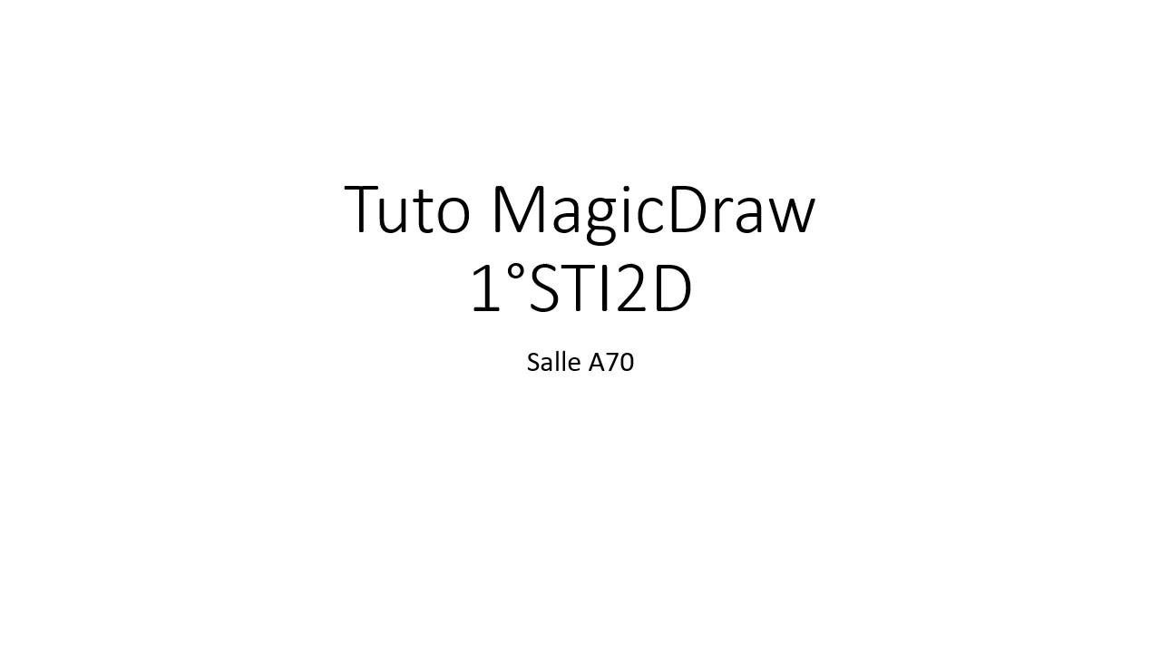 Tuto Magicdraw Demarrage Youtube