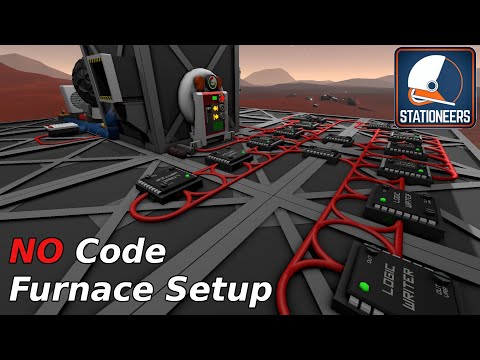 Simple Logic Furnace Setup Stationeers Youtube