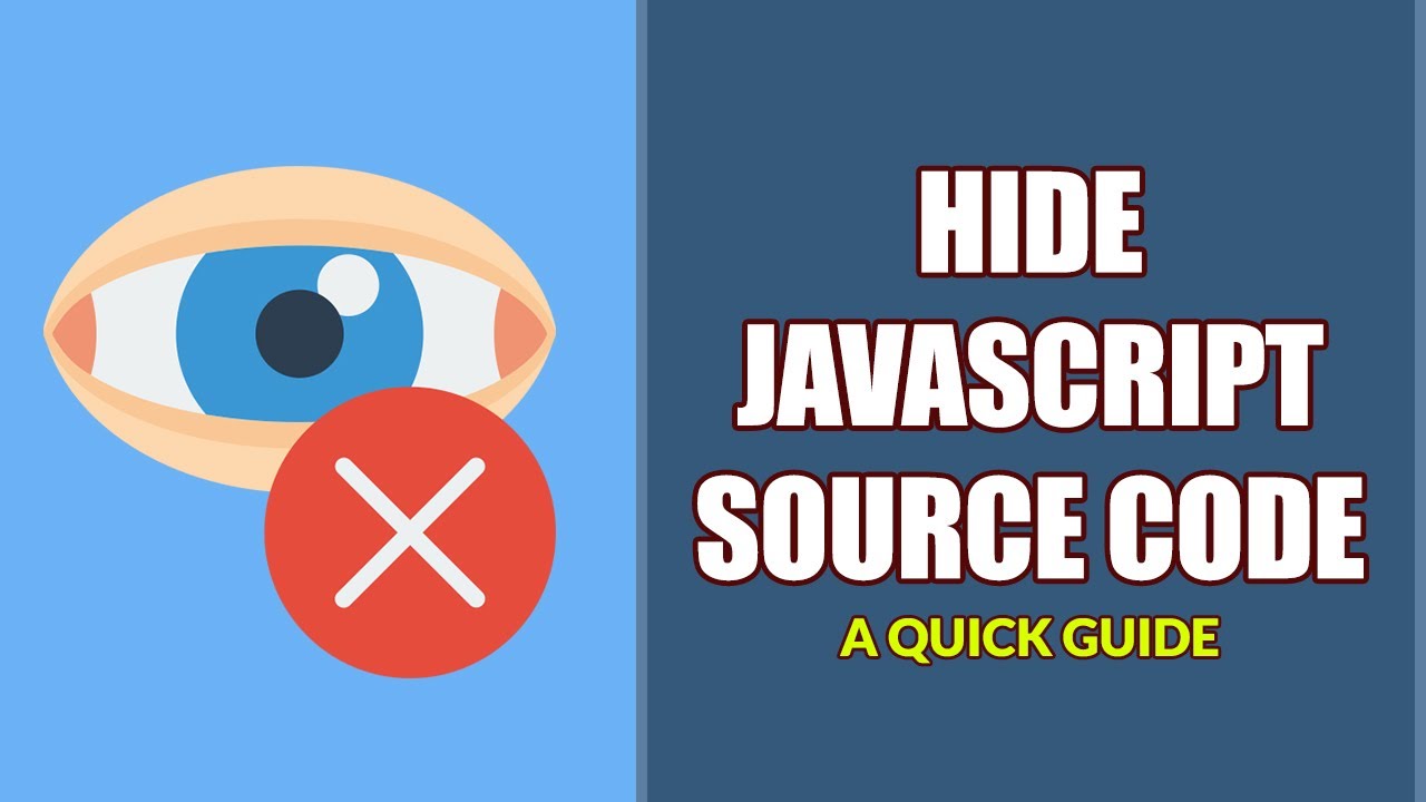 3 Ways To Hide Javascript Code From Client Youtube