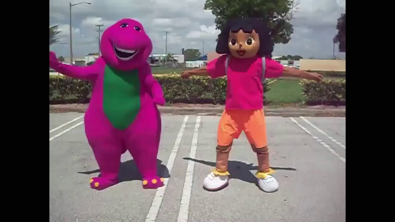 Dora Y Barney Bailando Cumbia Turra Youtube