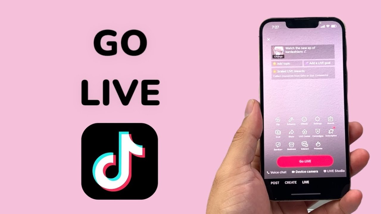 How To Go Live On Tiktok Youtube